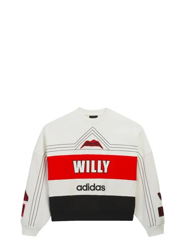 Adidas X Willy Chavarria Crewneck Sweatshirt - White