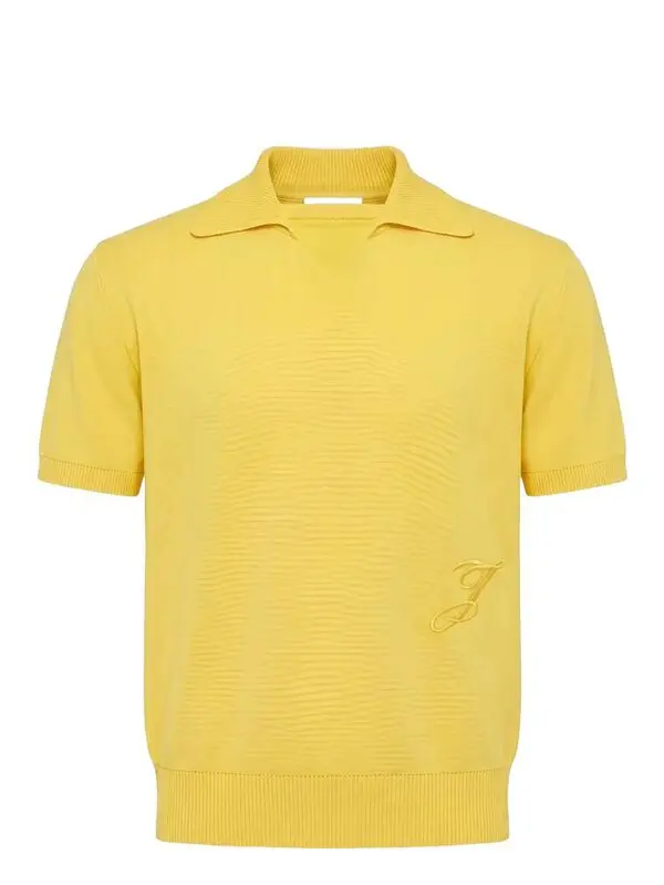 Jacquemus The J Knit Polo - Yellow