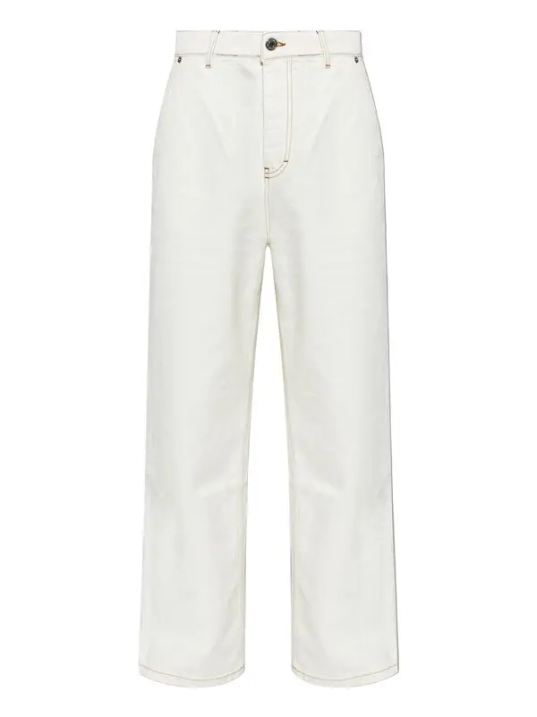 Ami Straight-leg Jeans - White