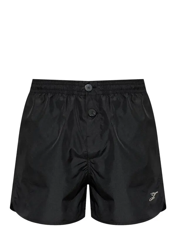 Jacquemus Puntini" Swim Shorts - Black