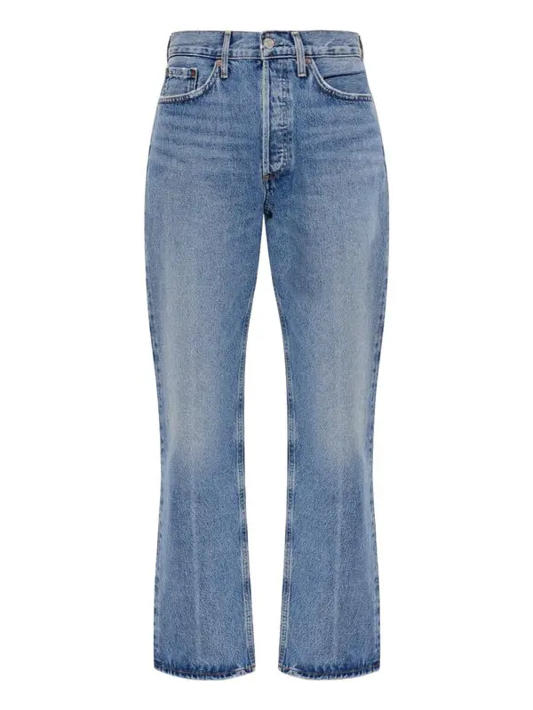 AGOLDE Lana Jean In Medium Wash - Blue