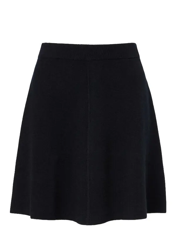 Jardin Des Orangers Wool And Cashmere Miniskirt - Black