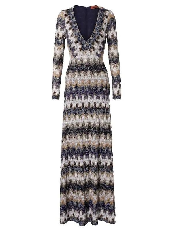 Missoni Multicolor Lame Maxi Dress - Multicoloured