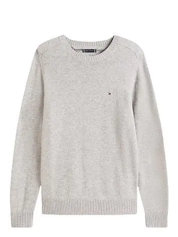 Tommy Hilfiger Lambswool Crewneck Pullover - Gray