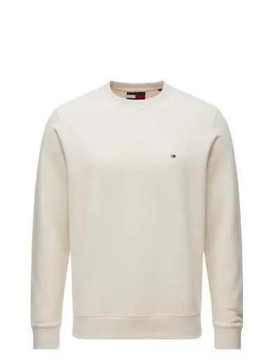 Tommy Hilfiger Fleece Crewneck Sweatshirt - Oatmilk