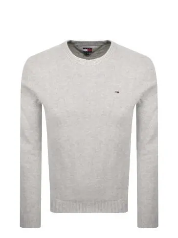 Tommy Hilfiger Essential Cotton Crewneck Sweatshirt - Light Grey Heather
