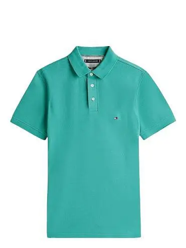 Tommy Hilfiger 1985 Collection Stretch Cotton Polo Shirt - Light Blue