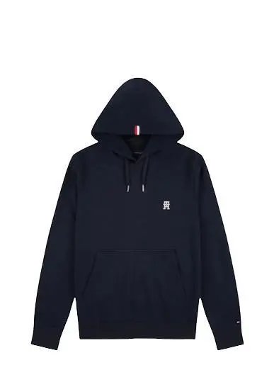 Tommy Hilfiger Cotton Hoodie With Drawstring - Blue