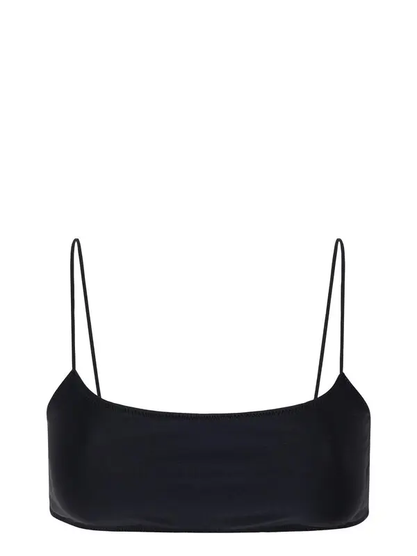 SUNKISSED Le Sporty Top Jet Bikini Top - Black