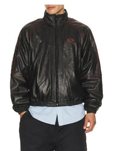 Balenciaga Tracksuit Jacket - Black & Burgundy