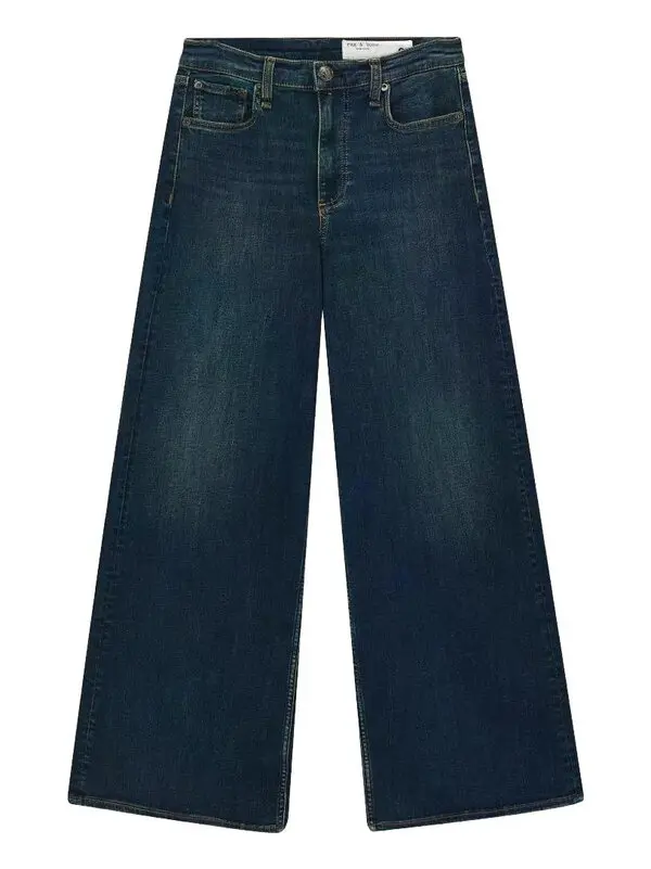 Rag & Bone Wide-leg Jeans - Blue