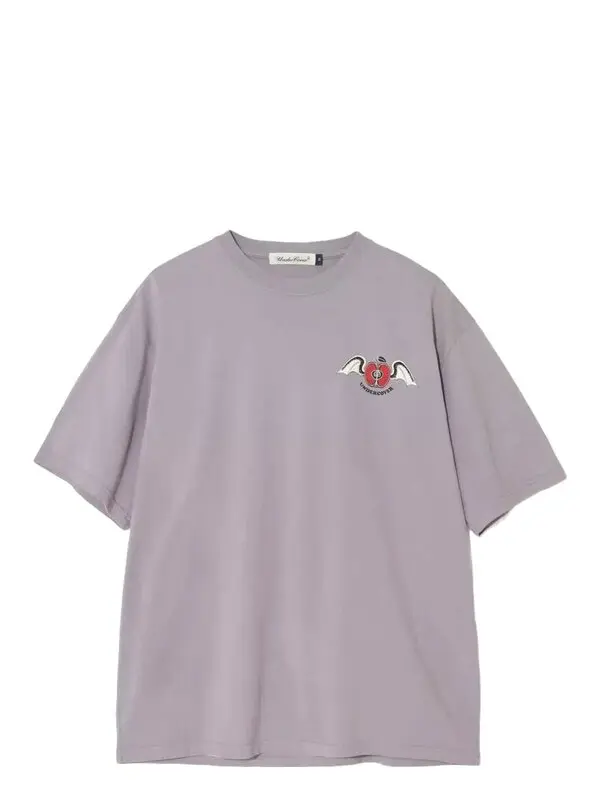 Undercover Winged-apple Graphic-print T-shirt - Grey