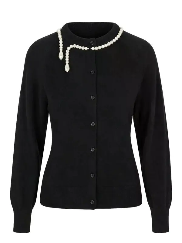 Simone Rocha Embellished Cardigan - Black