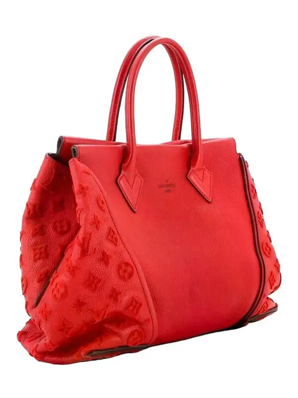 LOUIS VUITTON Calfskin Pm Tote Bag - Red