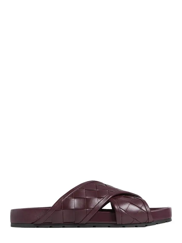 Bottega Veneta Tarik Mule - Deep Mahogany