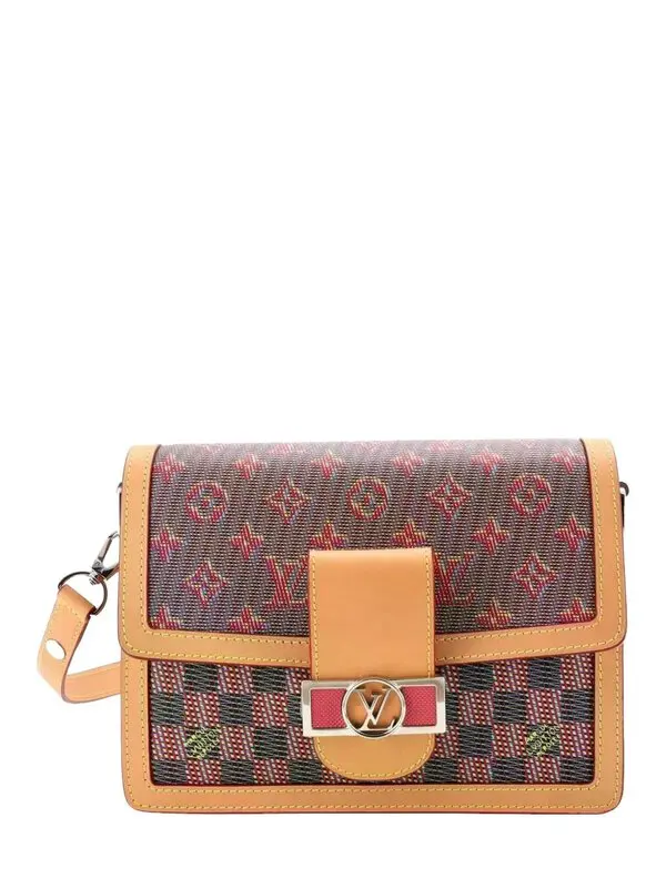 LOUIS VUITTON Dauphine Damier Monogram Mm Shoulder Bag - Multicolour