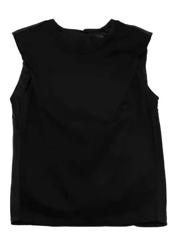 JNBY Sleeveless Round Neck Blouse - Black