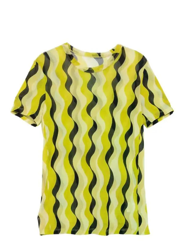 JNBY Printed Mesh Top - Yellow