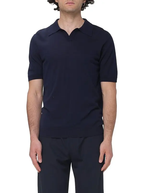 ROBERTO COLLINA Polo Shirt - Blue