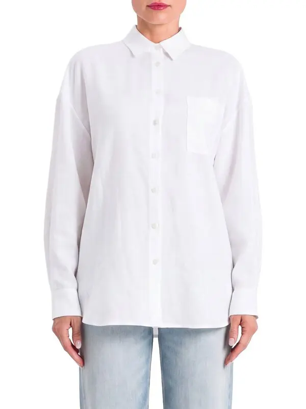 TWINSET Long Sleeve Shirt - White