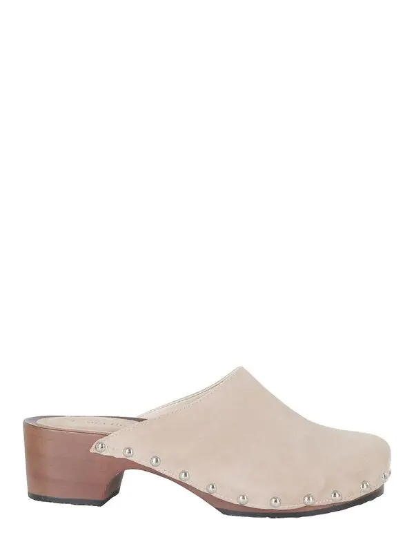 Superga High Heel Clogs - Camel