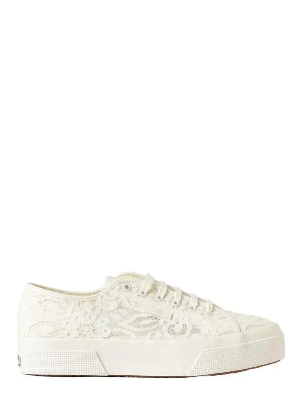 Superga Lace Sneakers - Ivory