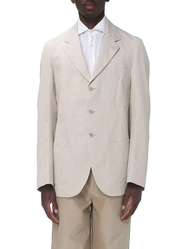 MAISON MARGIELA Single Breasted Blazer - Beige