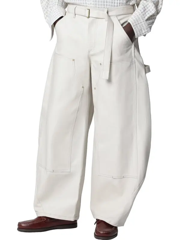 SACAI X CARHARTT WIP Cotton Cargo Pants - White