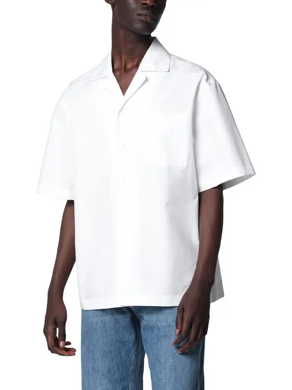 Bottega Veneta Cotton Bowling Shirt - White
