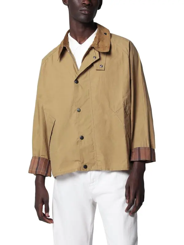Barbour Oversized Cotton Jacket - Green