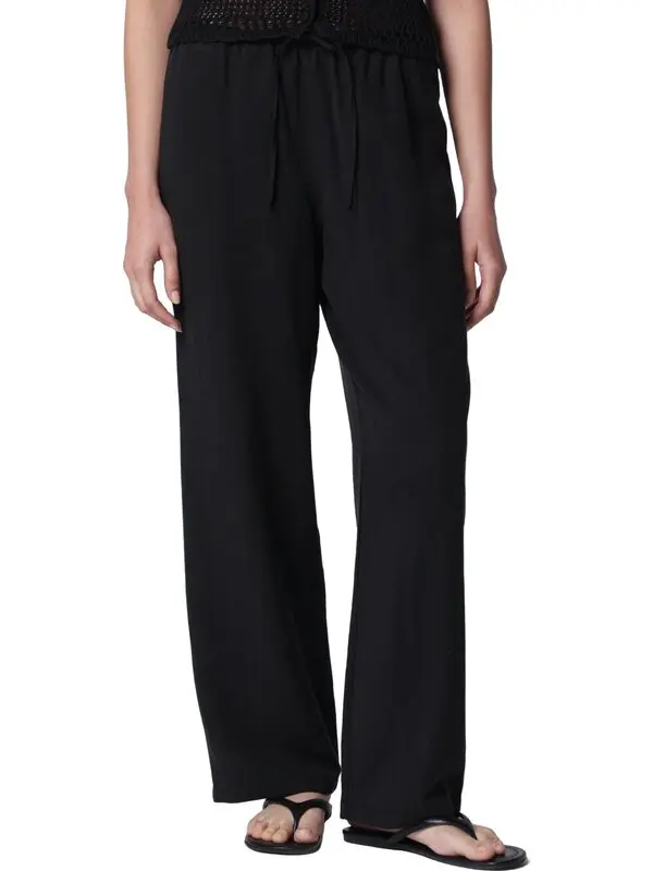 DUNST Rayon Blend Trousers - Black
