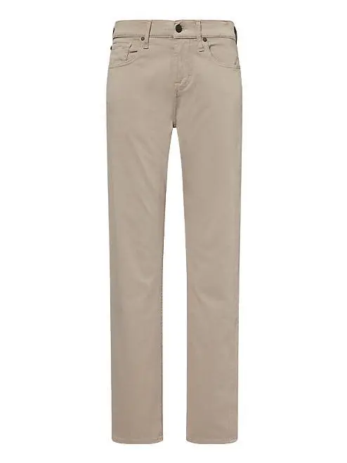 7 For All Mankind Slimmy Tapered Luxe Performance Stretch Chinos - Stretch Sateen Driftwood