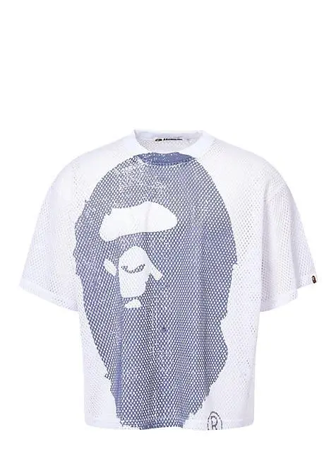 A BATHING APE Logo-print Oversized Stretch-woven T-shirt Xxl - White