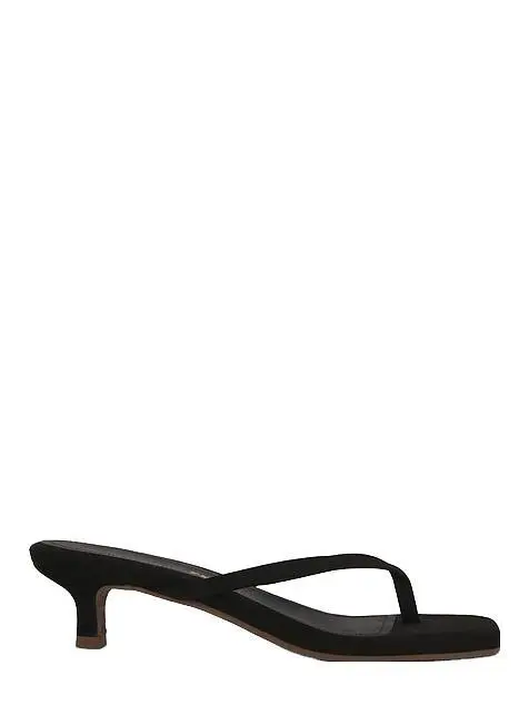 Tkees Julia Square Toe Suede Flip Flop - Sable Suede