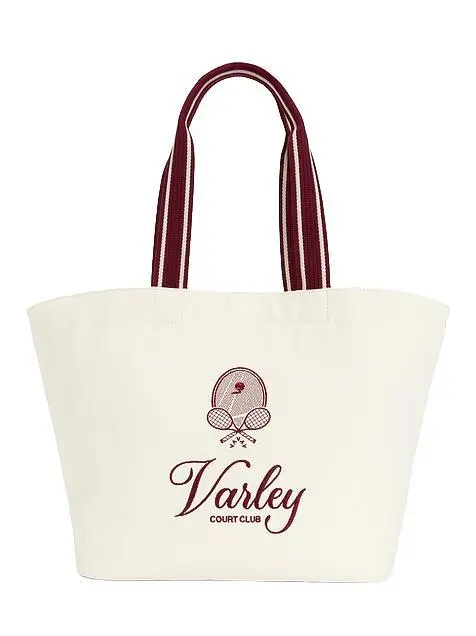 Varley Robinson Canvas Club Tote Bag - Ivory & Port