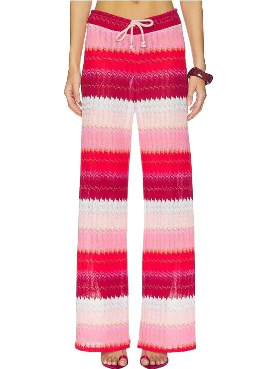 PQ SWIM Bree Boho Pant - Scarlet