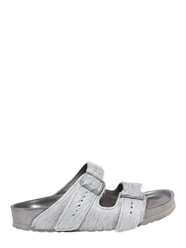 BIRKENSTOCK Rick Owens X Arizona Pony Hair Sandals - Grey
