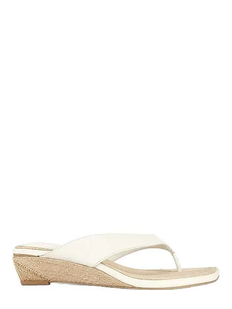 Rag & Bone Jo Thong Wedge Sandal - Antique White