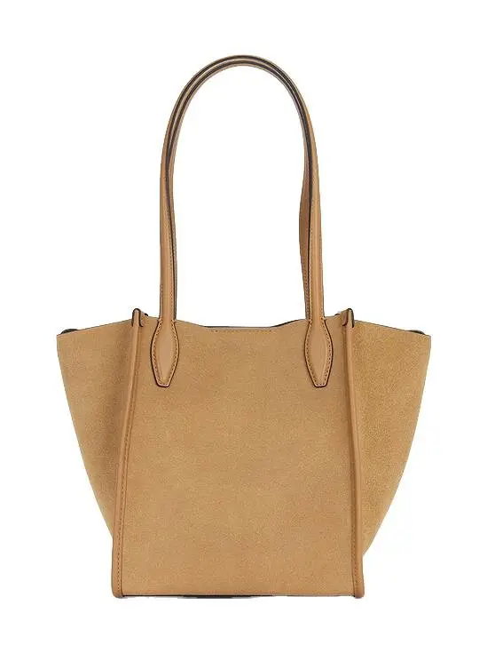 Madewell Small Lexington Tote - Walnut Shell Suede
