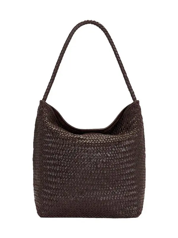 Madewell Handwoven Bucket Bag - Coffee Bean