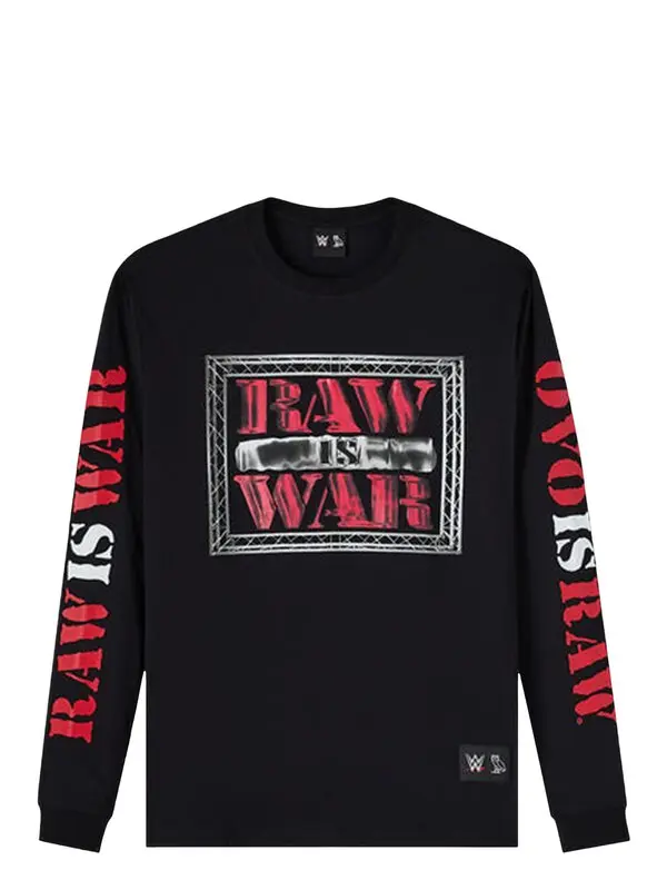 OVO X Wwe Raw Is War Long-sleeve Tee - Black