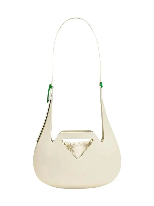 Bottega Veneta Small Moulded Shoulder Bag - White