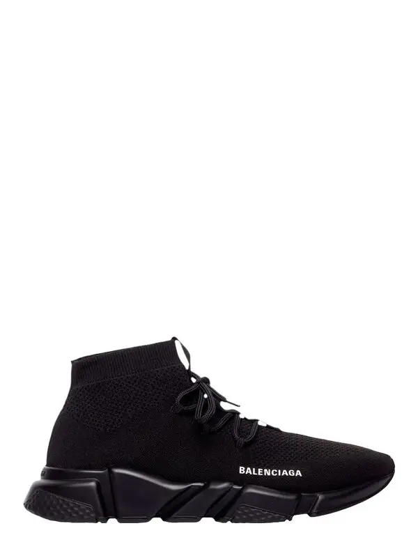 Balenciaga Wmns Speed Lace Up Trainer Knitted - Black