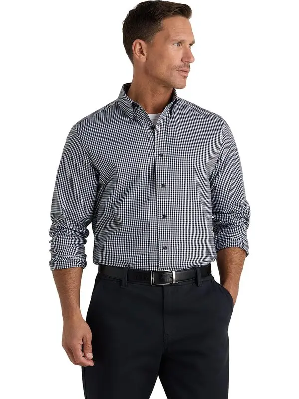 Quince Supima Cotton-tencel Everyday Shirt - Blue Gingham