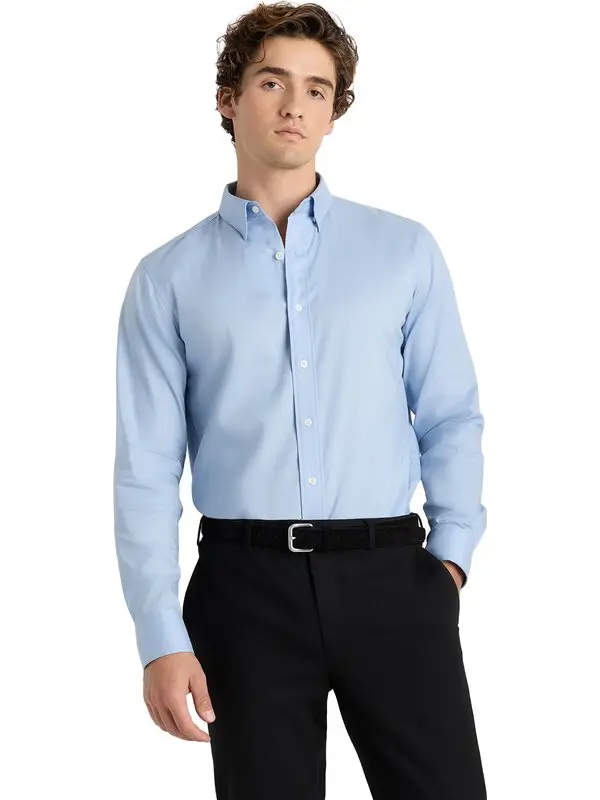 Quince Supima Cotton-tencel Everyday Shirt - Light Blue