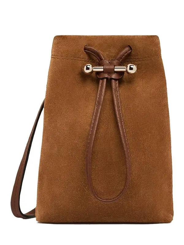 Strathberry Osette Midi Pouch - Brown