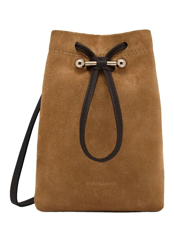 Strathberry Osette Midi Pouch - Brown