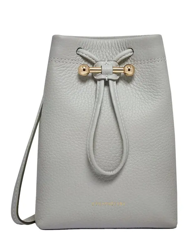 Strathberry Osette Midi Pouch - Grey