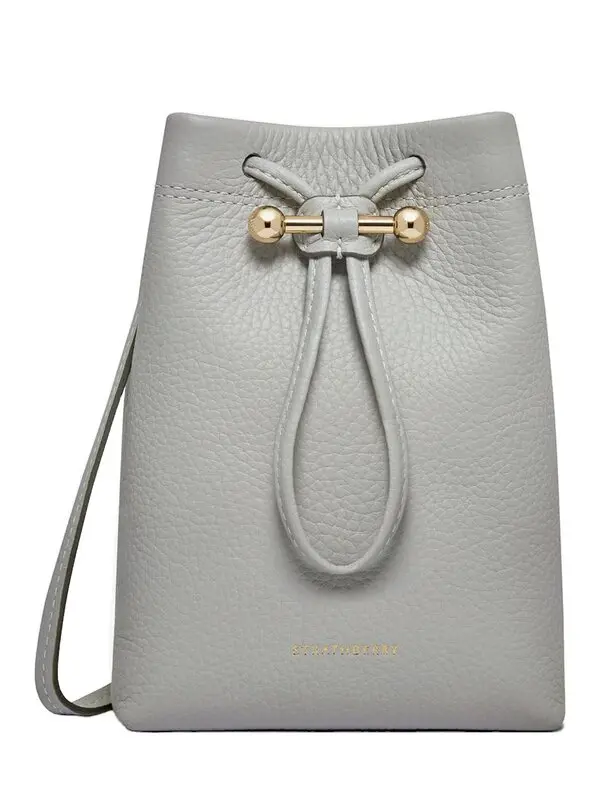 Strathberry Osette Midi Pouch - Grey