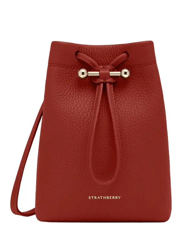 Strathberry Osette Midi Pouch - Red